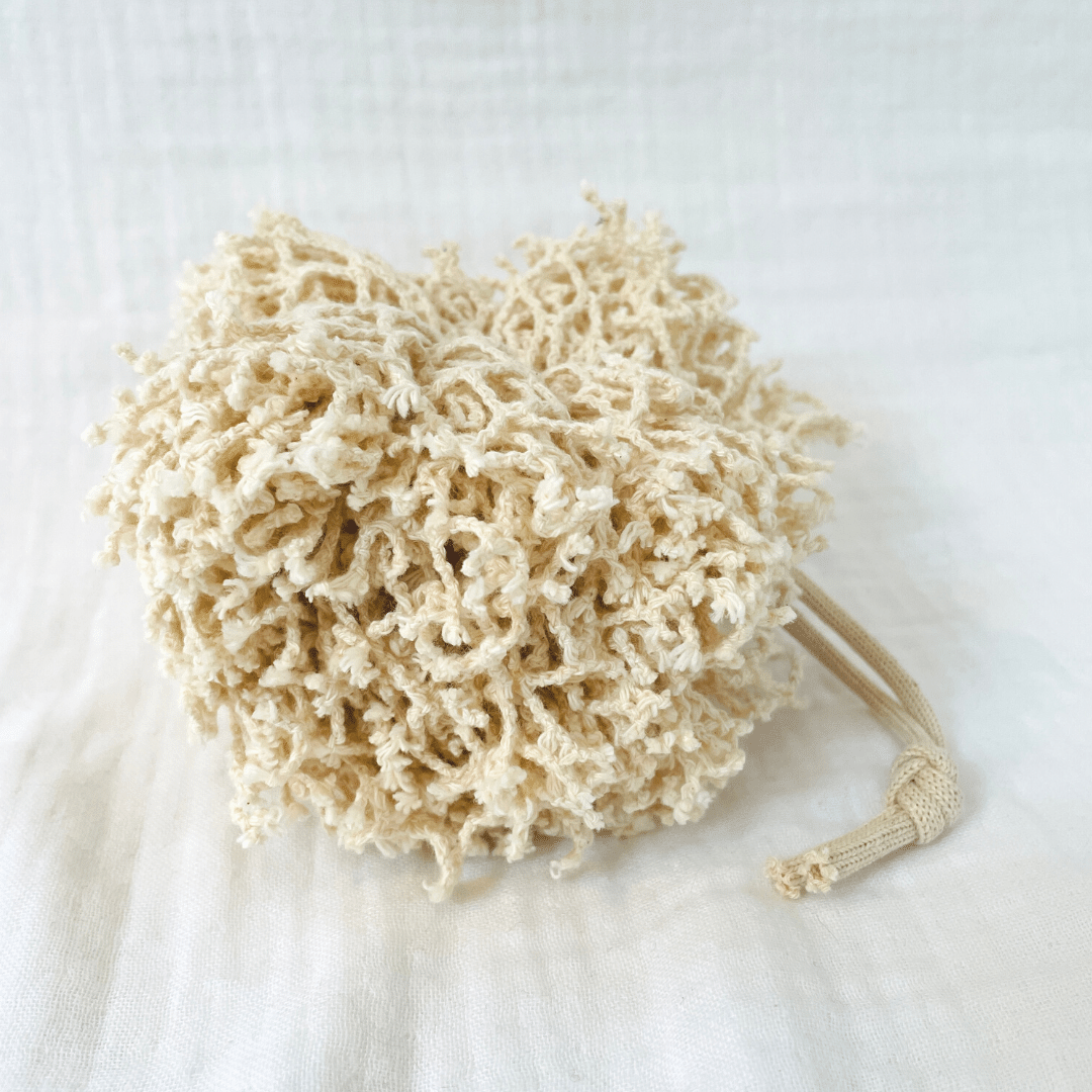 Exfoliating Cotton Body Buffer | By Organic Stories – Into The Gift Box